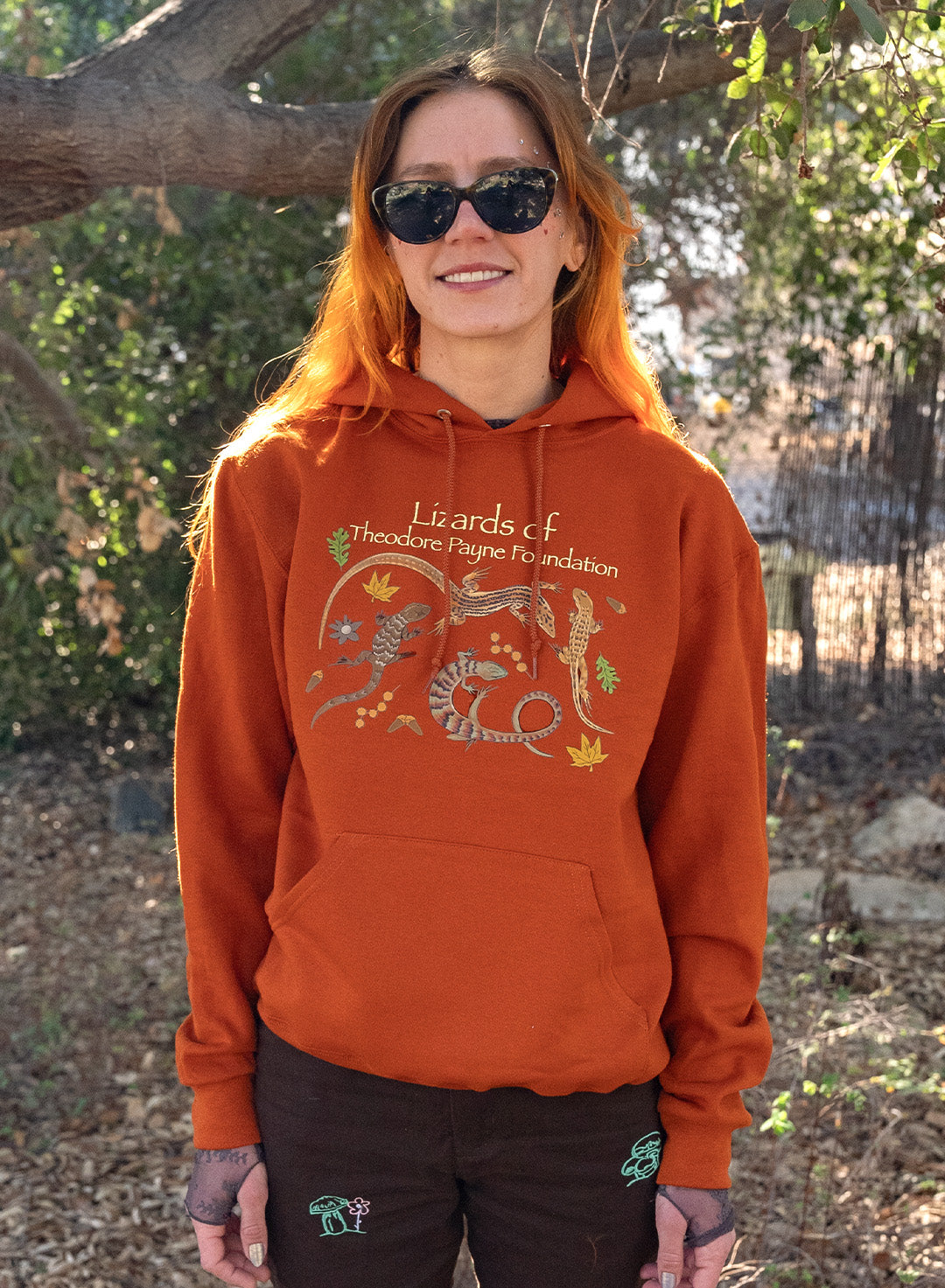 Lizards of TPF Hoodie – Theodore Payne Foundation
