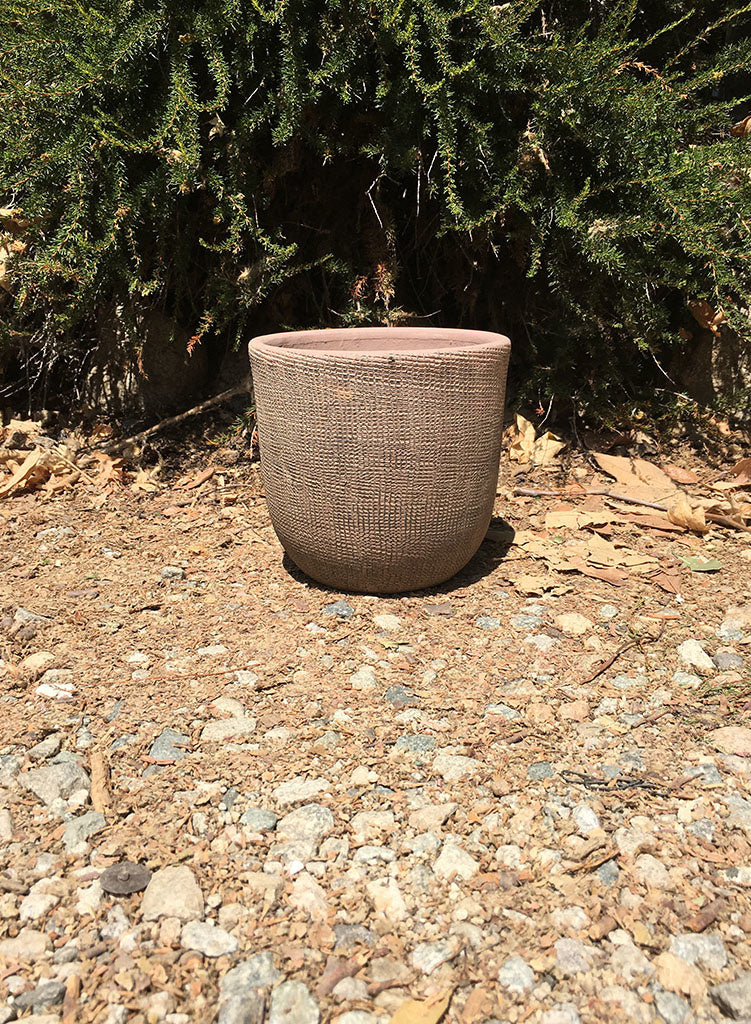 Pot - Design Rounded Cylinder Brown – Theodore Payne Foundation