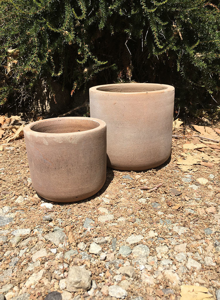 Pot - Tuscan Small Cylinder Tan – Theodore Payne Foundation